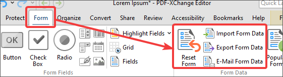 PDF-XChange Co Ltd :: Knowledge Base :: How do I export data from forms in PDF-XChange Viewer ...